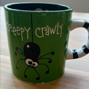 Dining | Green Creepy Crawly Spider Mug | Poshmark